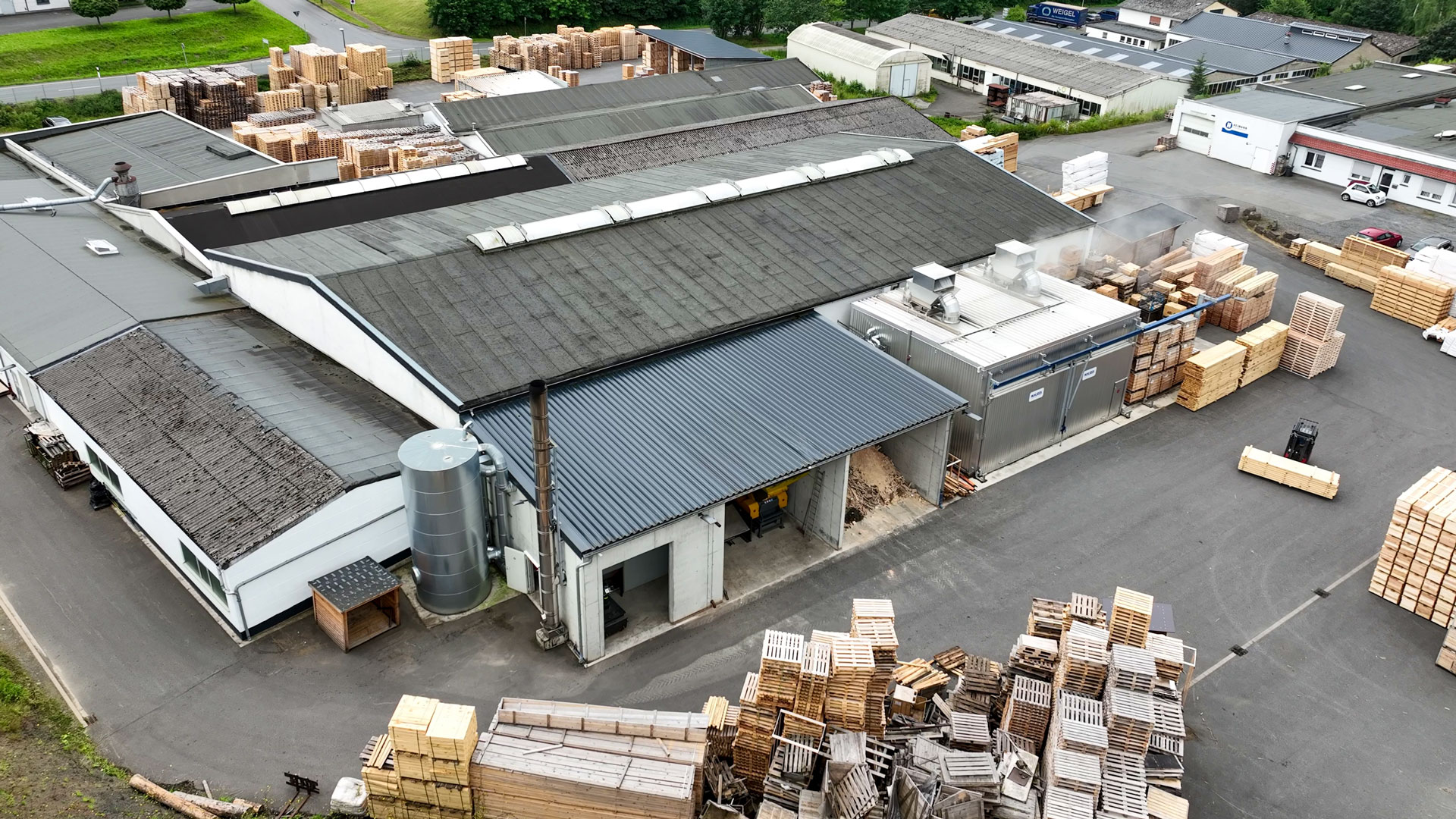 Effiziente Biomasseheizung für die Holzsindustrie